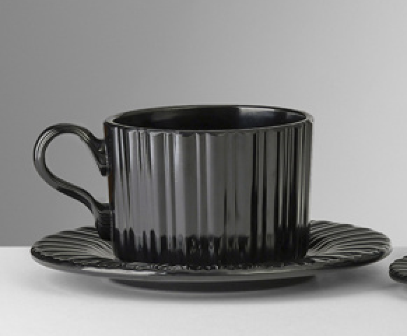 Anti-Slip Black Mug - Paysage Home